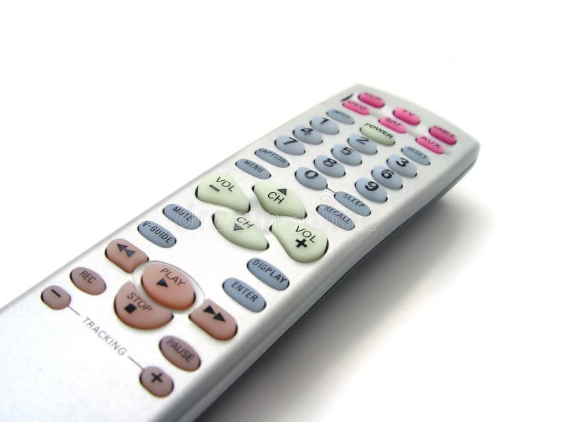 TV remote stock photo. Image of tracking, tech, silver, pink - 2918