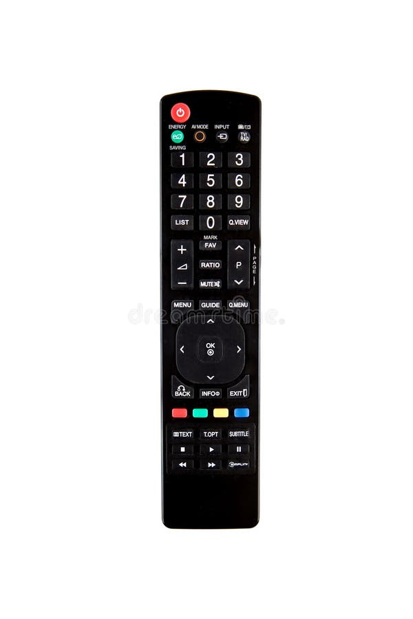 TV Remote Control stock image. Image of keypad, equipment - 18609687
