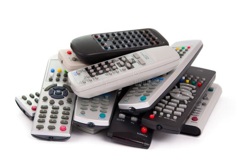Remote Controls stock image. Image of detail, digital, black - 95235