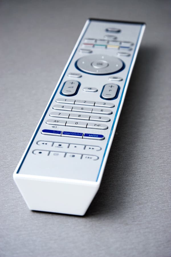 Modern TV remote control stock image. Image of modern - 3087785