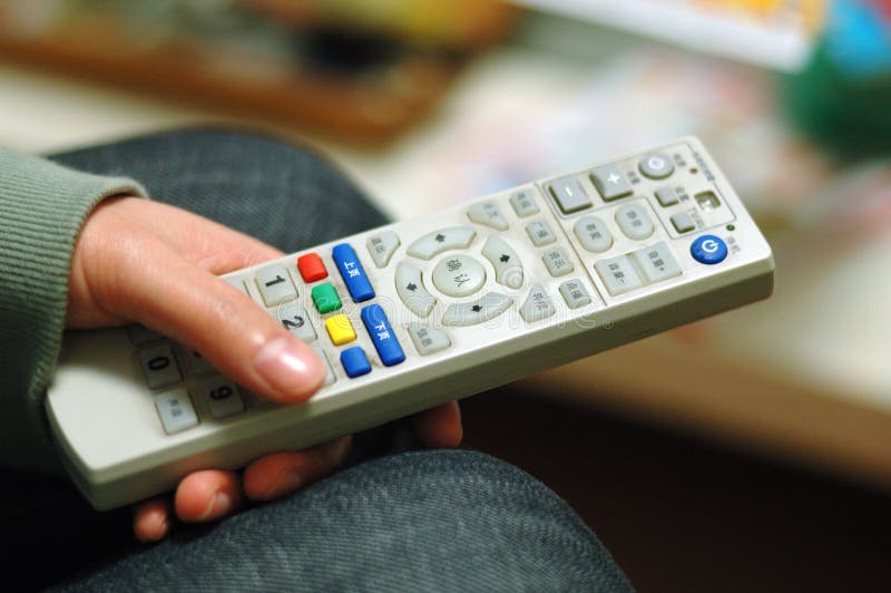 Watching TV stock photo. Image of technology, remote, hdtv - 8013840