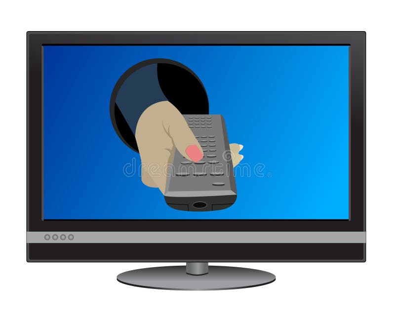Tv Screen Remote Stock Illustrations – 8,183 Tv Screen Remote Stock ...