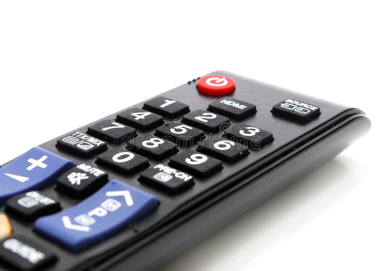 TV Remote Control Closeup stock photo. Image of remote - 35127862