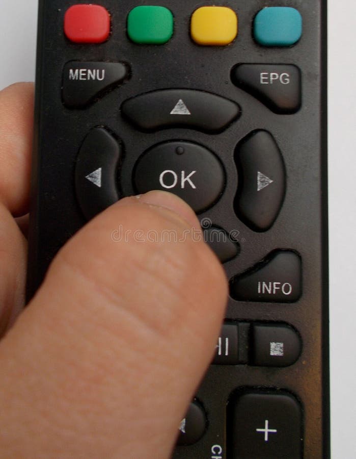 TV remote control stock image. Image of equipment, control - 124554493