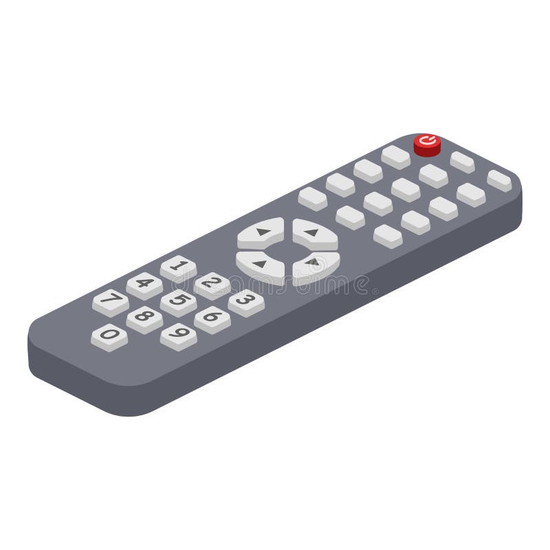 Tv Remote Control Icon, Cartoon Style Stock Vector - Illustration of ...