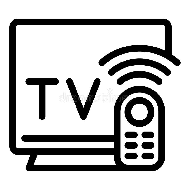 Tv Remote Control Icon Outline Vector. Computer Internet Stock Vector ... Tv Remote Control Icon Outline Vector. Computer Internet Stock Vector ...