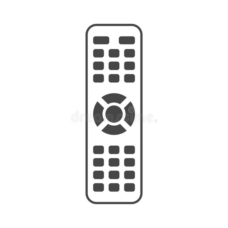 TV remote control icon stock vector. Illustration of button - 171540044
