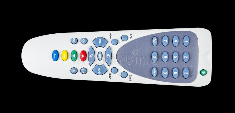TV remote control isolated stock photo. Image of isolated - 63818434
