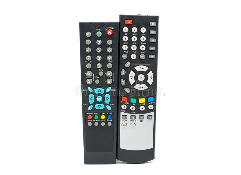 TV remote control isolated stock photo. Image of music - 44174506