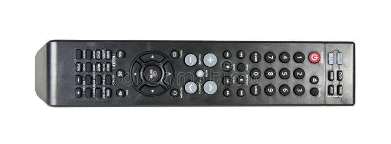TV remote control isolated stock image. Image of power - 68576667