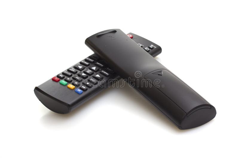 Tv remote control stock photo. Image of black, channel - 41262934
