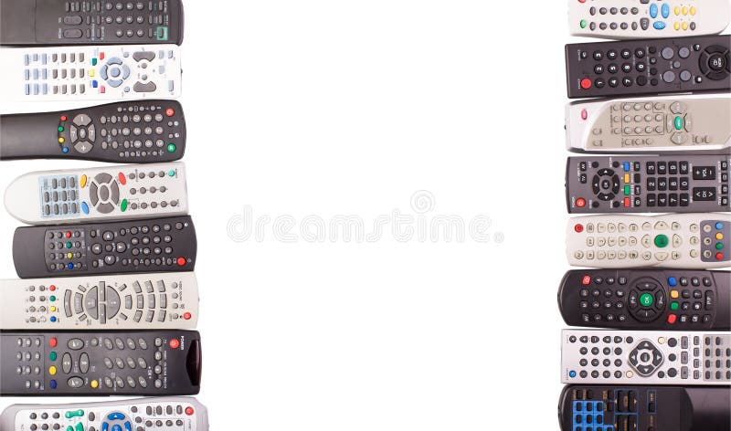 Tv Remote Control Keypad Black Stock Photo - Image of remote, closeup ...