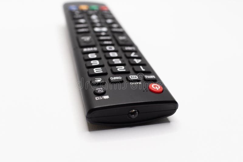 TV Remote Control with Keypad Editorial Stock Image - Image of ...