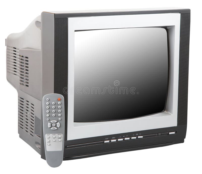 Tv and remote control stock photo. Image of object, remote - 49984166