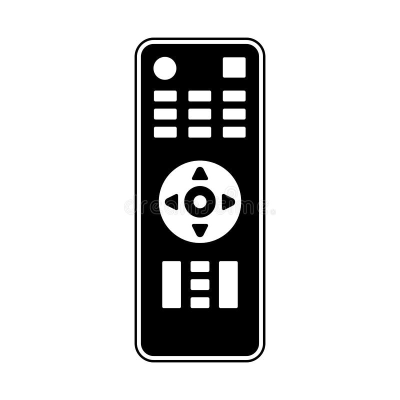 Tv Remote Control Silhouette Stock Illustrations – 159 Tv Remote ...