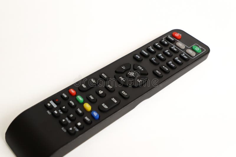 Tv Remote Controller, Remote Control Device, Isolated White Background ...