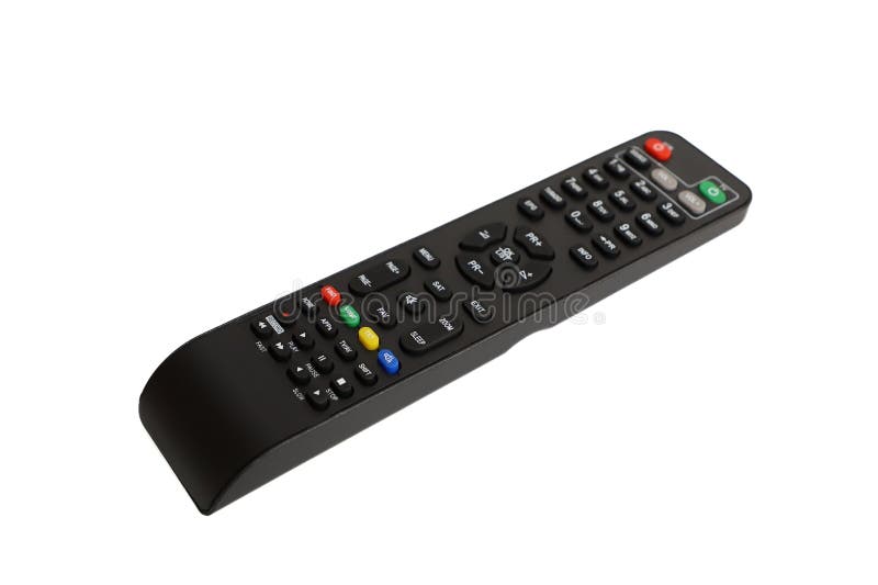 Tv Remote Controller, Remote Control Device, Isolated White Background ...