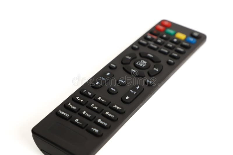 Tv Remote Controller, Remote Control Device, Isolated White Background ...
