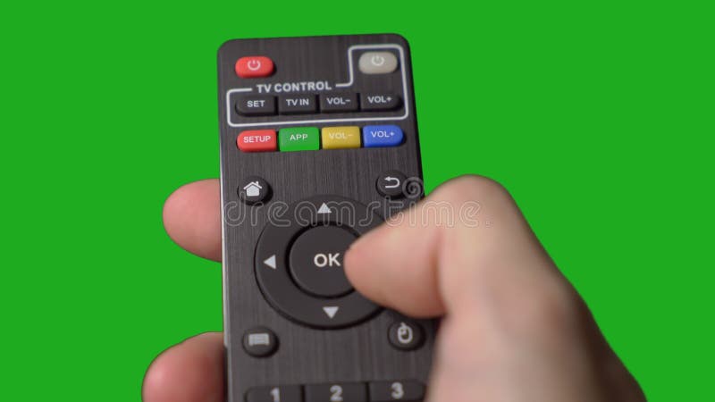 TV Remote Controller. Television Rc Ir Infrared Control Stock Footage ...