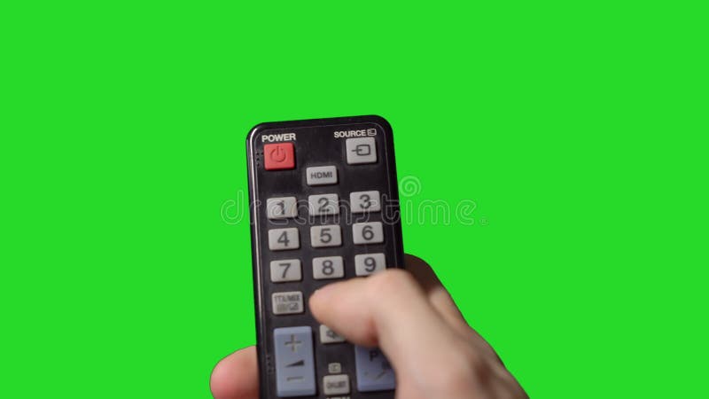 TV Remote Controller. Television Rc Ir Infrared Control Stock Video ...