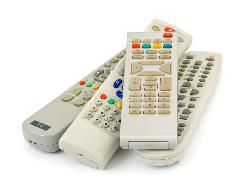 Bunch of remotes stock image. Image of gadget, button - 9673843