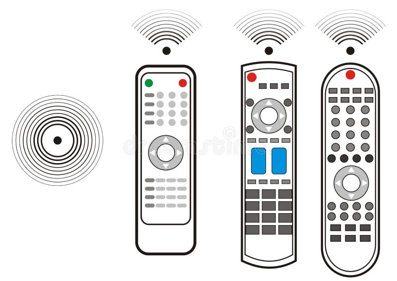 TV remote device stock illustration. Illustration of graphics - 22311695