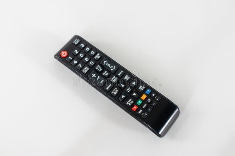 Tv Remote Many Buttons White Background Stock Photos - Free & Royalty ...