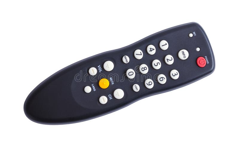TV Remote Top View stock photo. Image of view, control - 189031118
