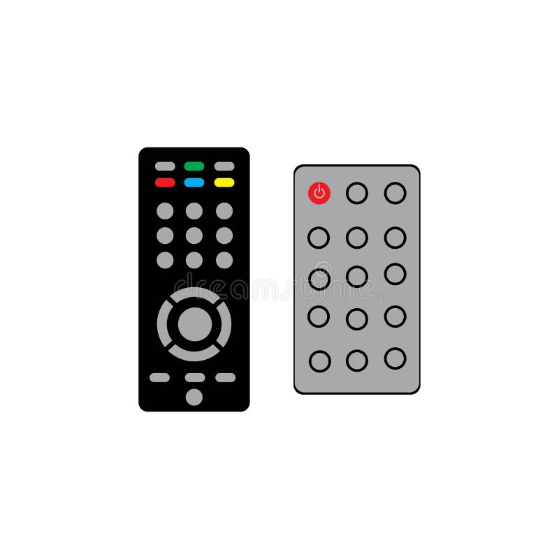 Tv remote vector design stock vector. Illustration of communication ...