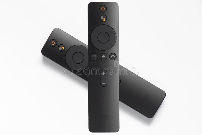 Tv Remote on White Background Close-up Stock Photo - Image of view ...