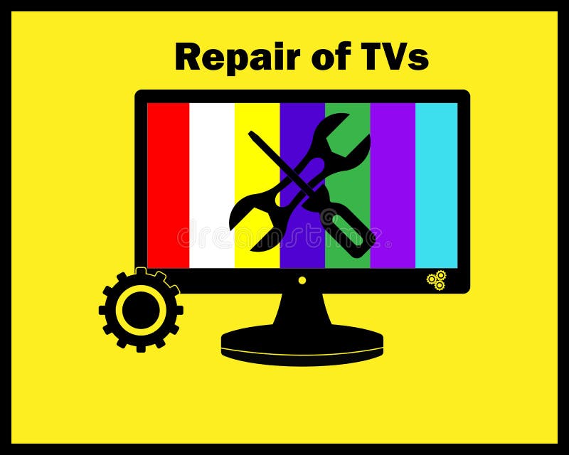 Television Repair Clipart
