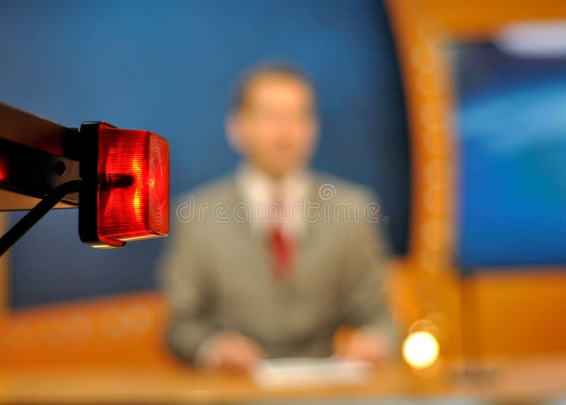 TV reporter stock image. Image of news, television, camera - 13524341