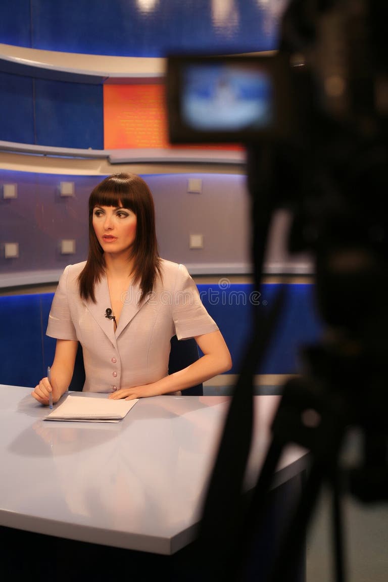 2,066 Reporter Tv Studio Stock Photos - Free & Royalty-Free Stock ...