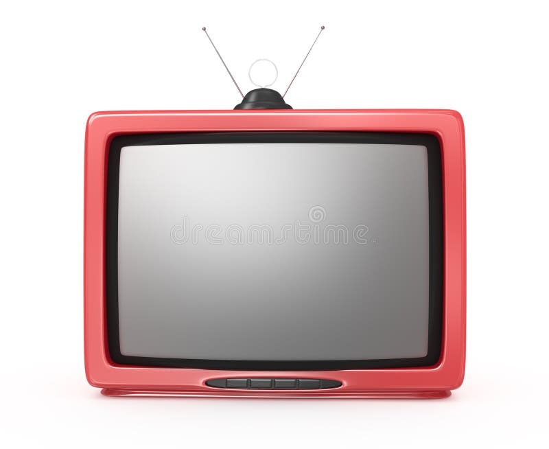 TV roja stock de ilustración. Ilustración de hospitalidad - 23217934