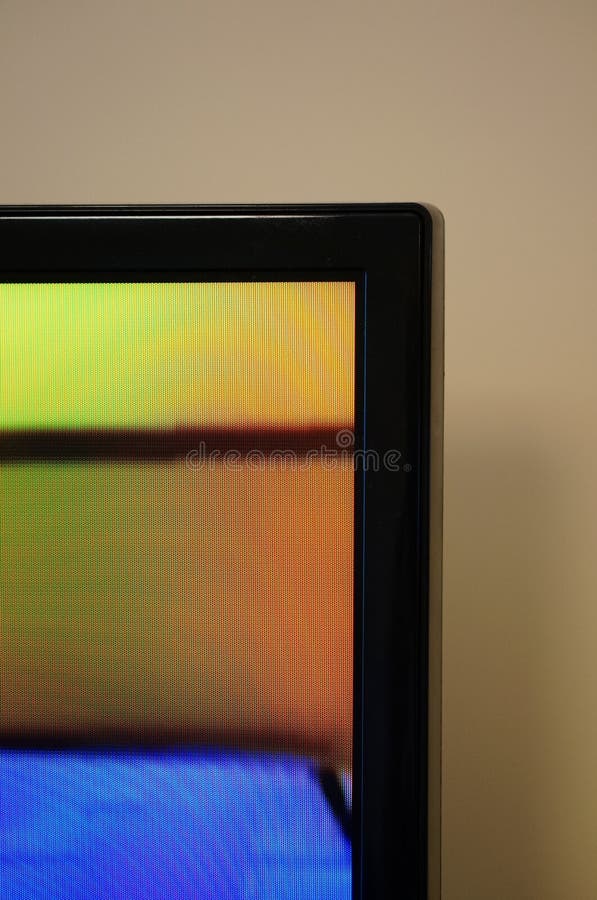 TV screen stock image. Image of close, screen, corner - 51376115