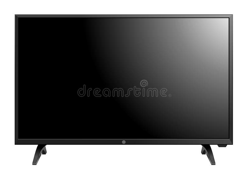 TV Screen Flat Lcd Led Vector Illustration Vector Stock Vector ...