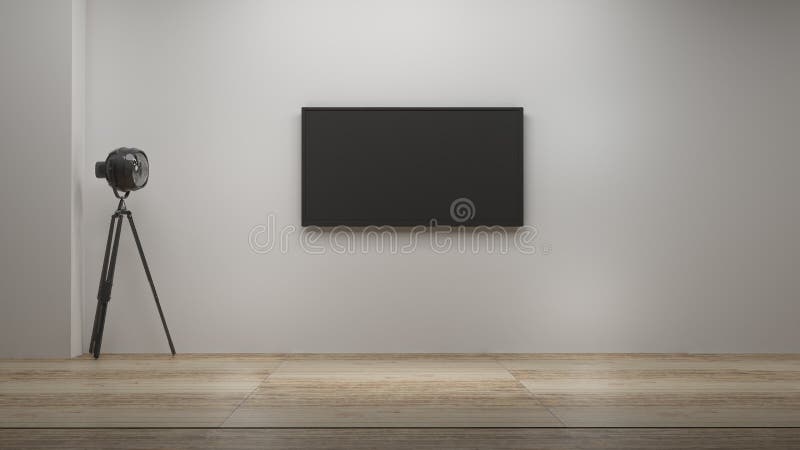 TV screen 3d rendering stock illustration. Illustration of definition ...