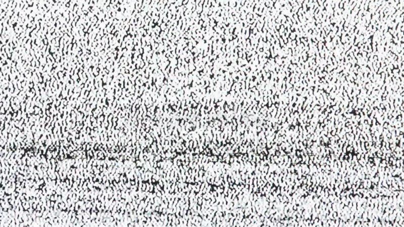 TV Screen No Signal, Static Noise and TV Static Fill the Screen (Loop ...