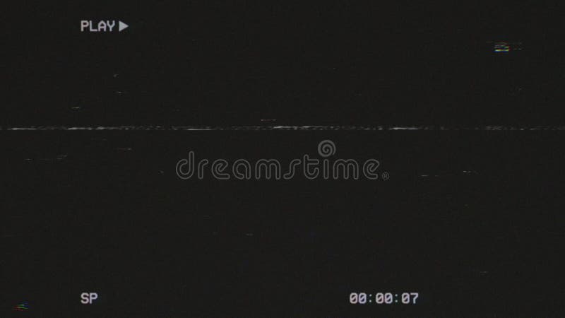 TV Screen Noise Glitch Effect. Visual Video Effects Stripes Background ...