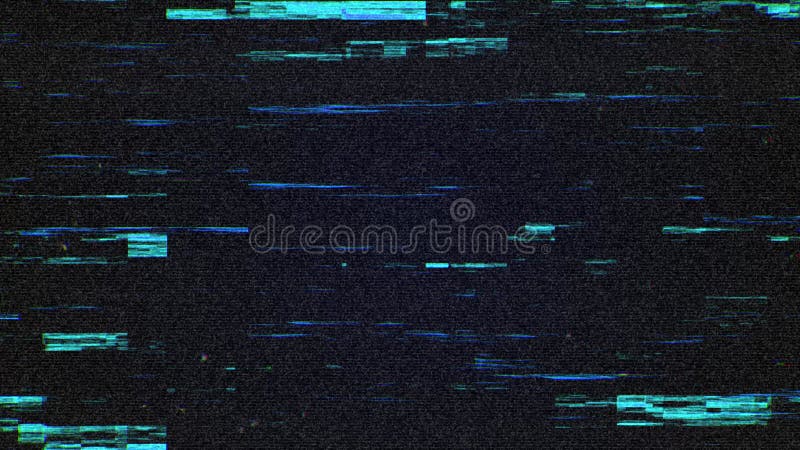 TV Screen Noise Glitch Effect. Visual Video Effects Stripes Background ...