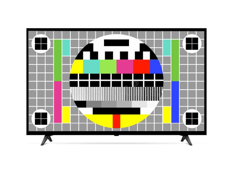 Pattern Test Tv Stock Illustrations – 502 Pattern Test Tv Stock ...