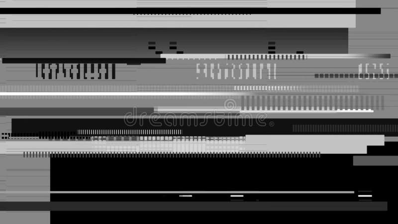 TV Screen with Static Noise Due To Poor Signal Reception Stock Video ...