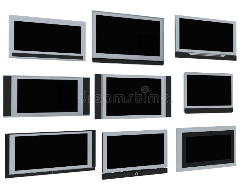TV screens stock illustration. Illustration of abstract - 12081529