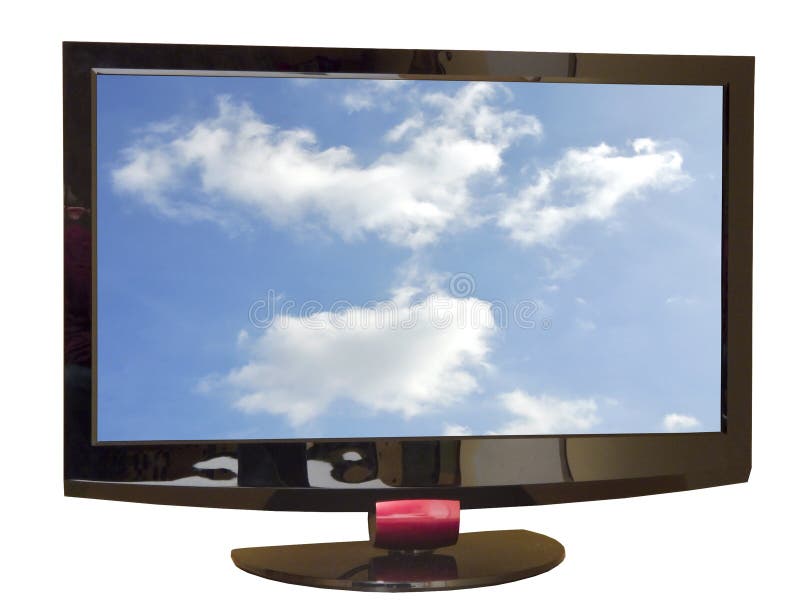 Tv set stock photo. Image of reflection, design, elegance - 8607996