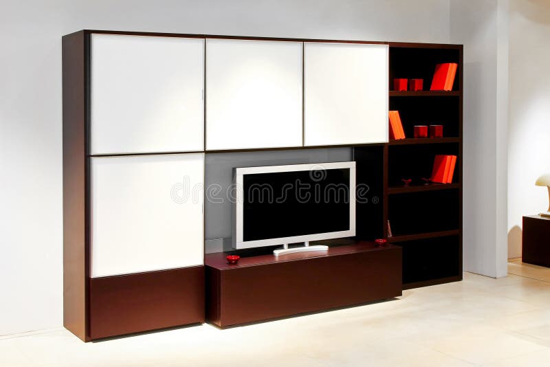 TV set angle stock photo. Image of decor, interior, style - 10205030