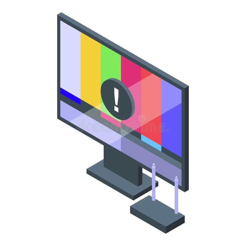 Vector Tv Screen Lost Signal Stock Illustrations – 44 Vector Tv Screen ...