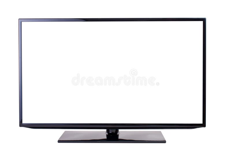 Television Monitor Texture Sky Isolated on White Background. Stock ...
