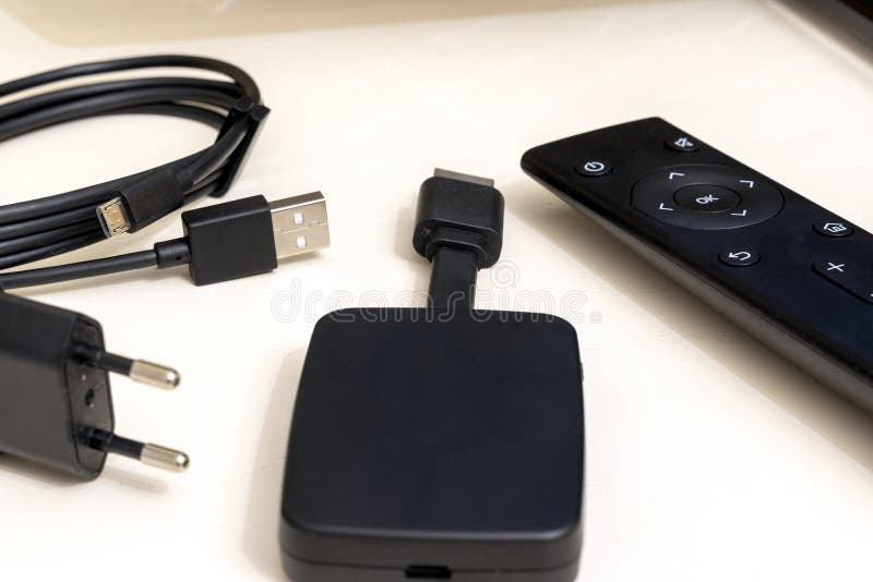 TV Set-top Box for Digital TV and Smart Home Stock Image - Image of ...