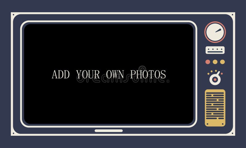 TV Show Frame Template Vector Stock Vector - Illustration of modern ...