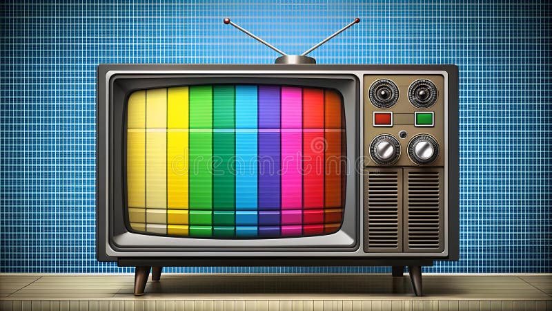 Television Test Pattern Stock Illustrations – 628 Television Test ...